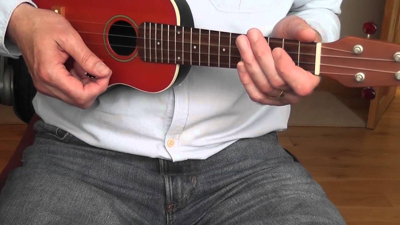 Give Life Back To Music Ukulele Lesson Part Two - Funky Riff 1 - YouTube