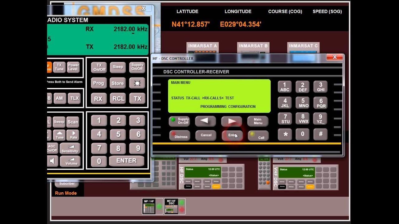 MF/HF DSC cihazı diğer özellikleri GMDSS - YouTube
