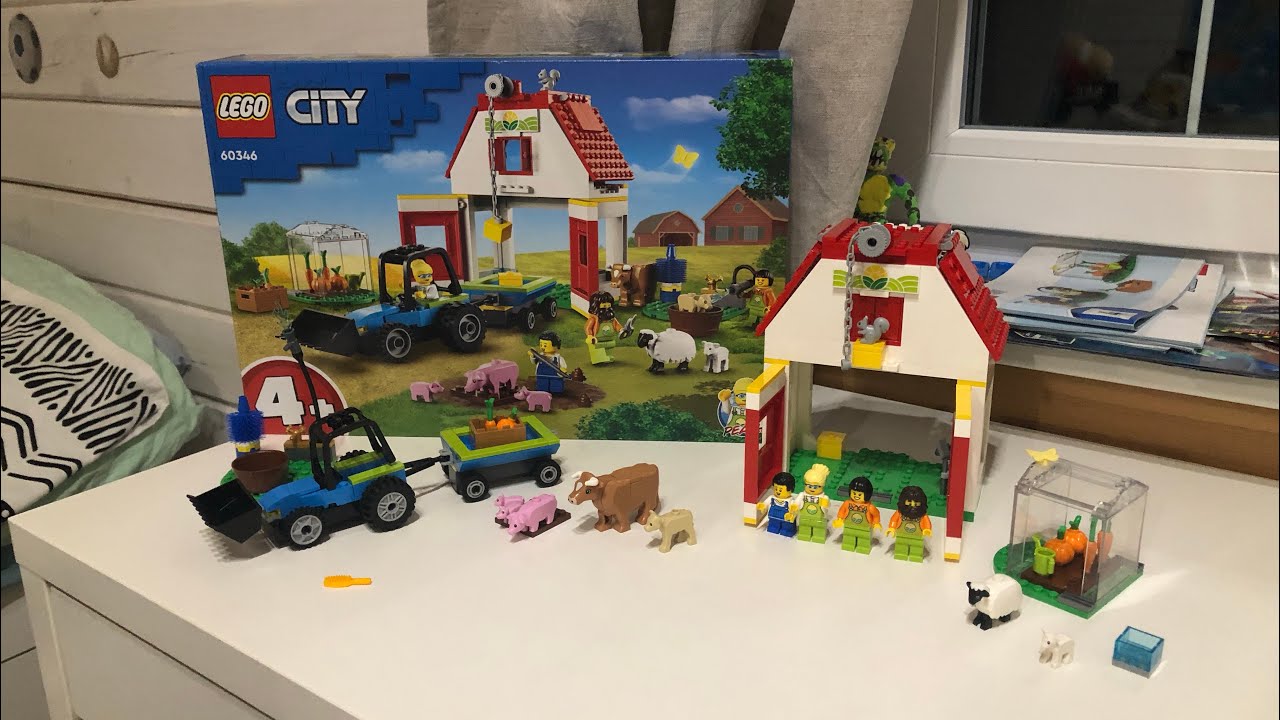 Review Lego City “Barn & Farm Animals” (60346) - YouTube
