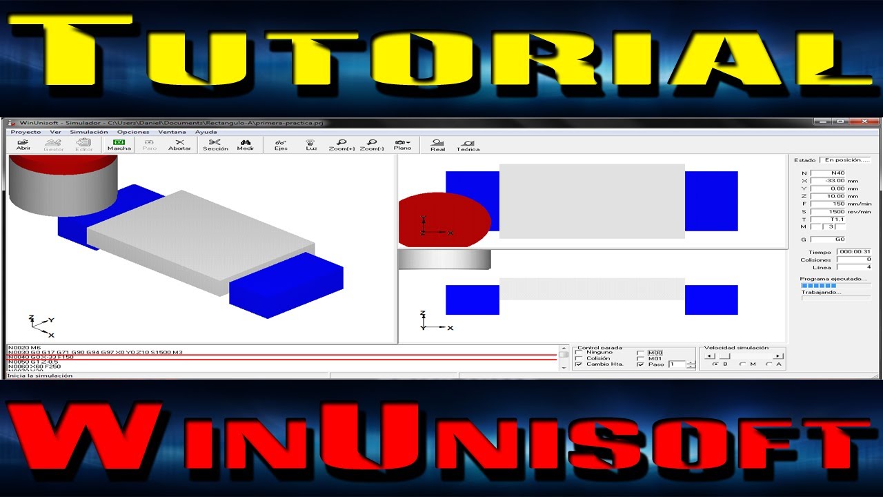 Tutorial WinUnisoft ( Rectàngulo Achaflanado.) - YouTube