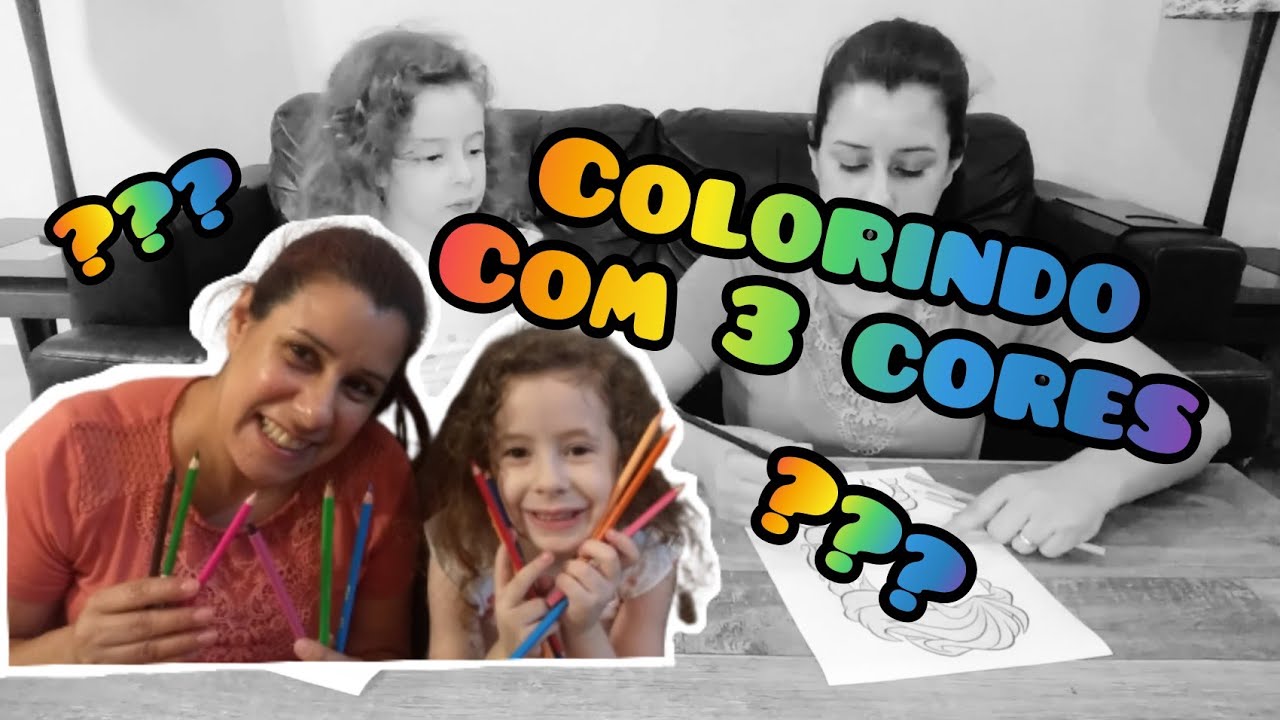 Desafio 3 cores, quem será que ganhou? - YouTube