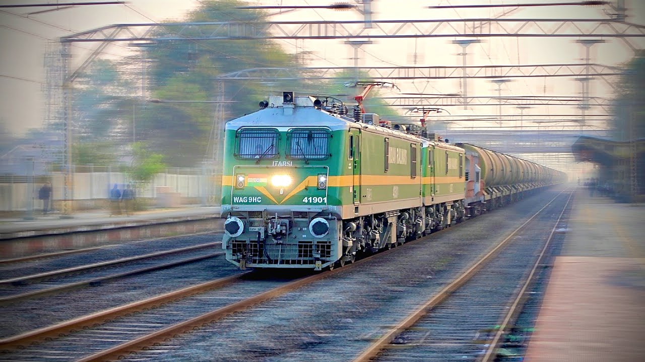 Powerful Electric & Diesel Freight Trains of Indian Railways | WAG12 ...