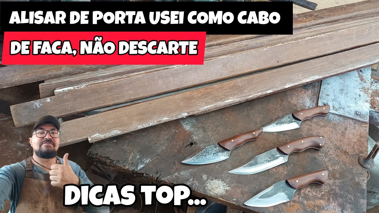 ALISAR PORTA É UMA BOA IDEIA PRA CABO DE FACA, VEJA COMO FICOU. - YouTube