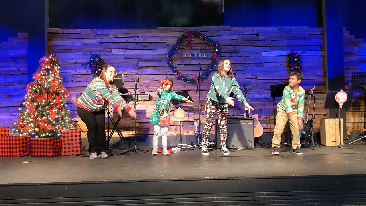 Kids Church Talent Show Christmas Dance - YouTube