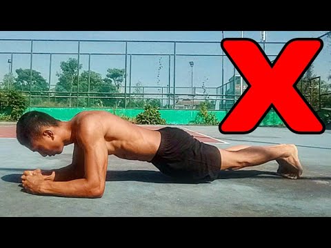cara melakukan plank yang baik dan benar - YouTube