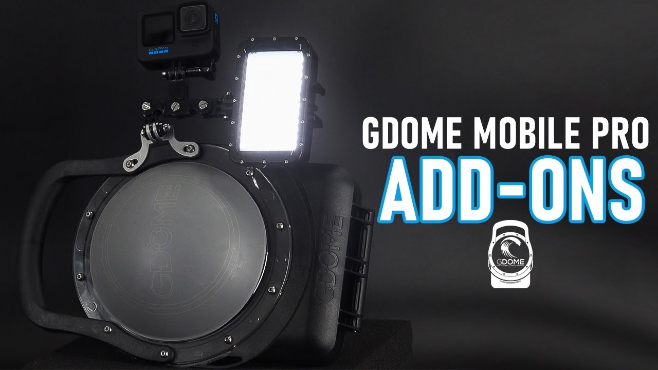 GDome Mobile 3 & 2 Top Accessories: underwater dome housing for iPhone ...