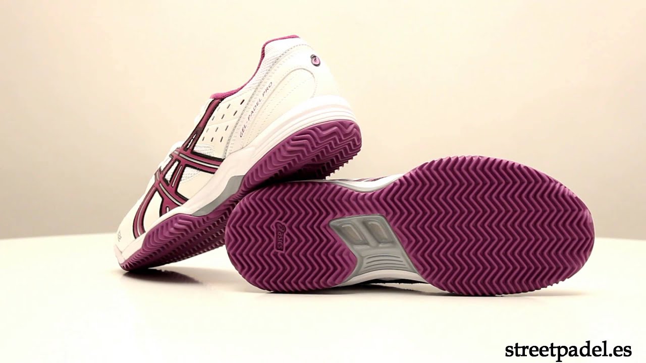 ASICS GEL PADEL PRO 2 SG WOMENS E462Y 0136 - YouTube