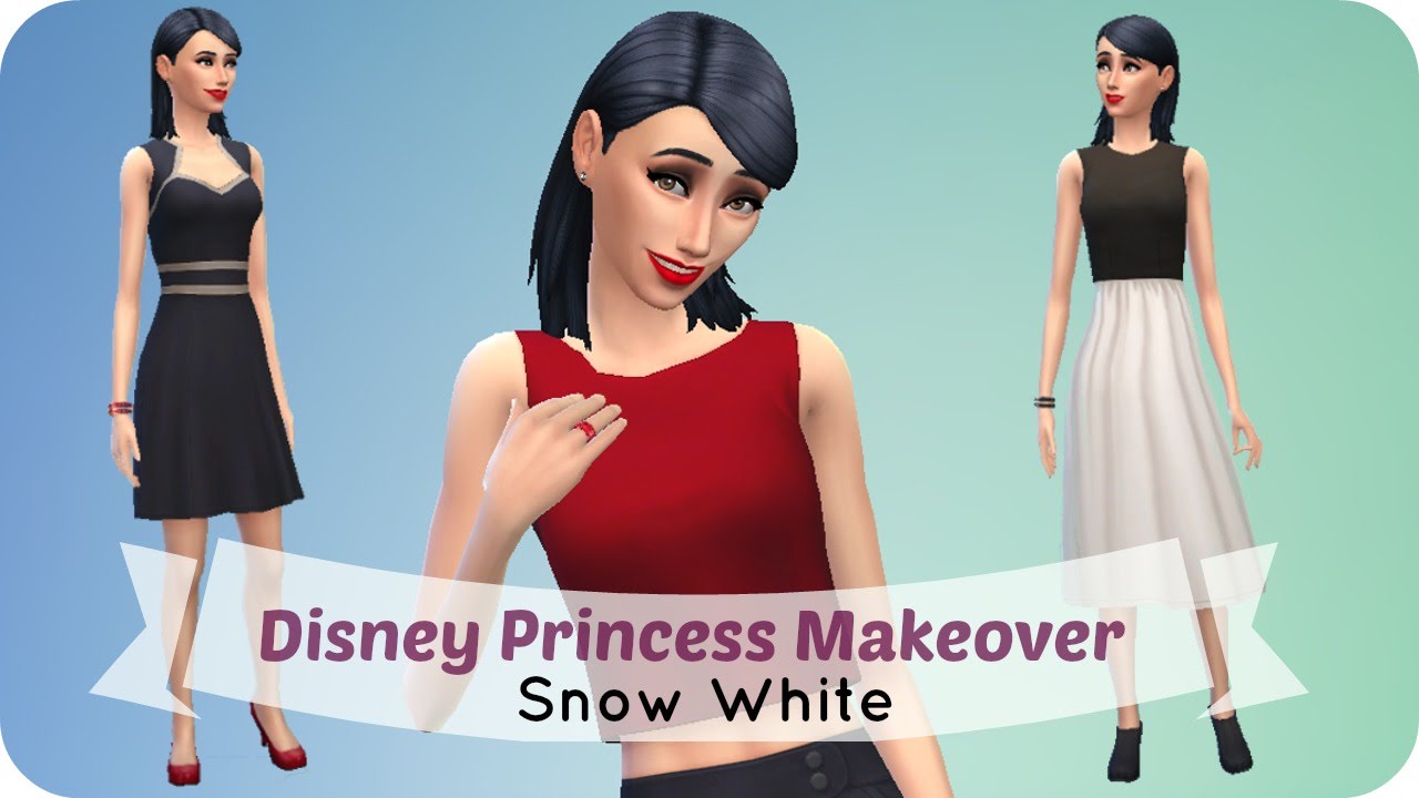 Disney Princess Makeover | Snow White | Sims 4 Create A Sim - YouTube