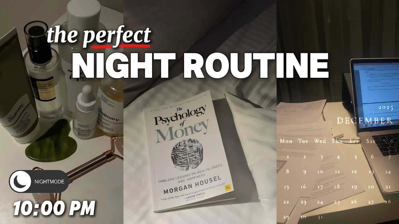 The Perfect Night Routine (Guaranteed by Science) - YouTube