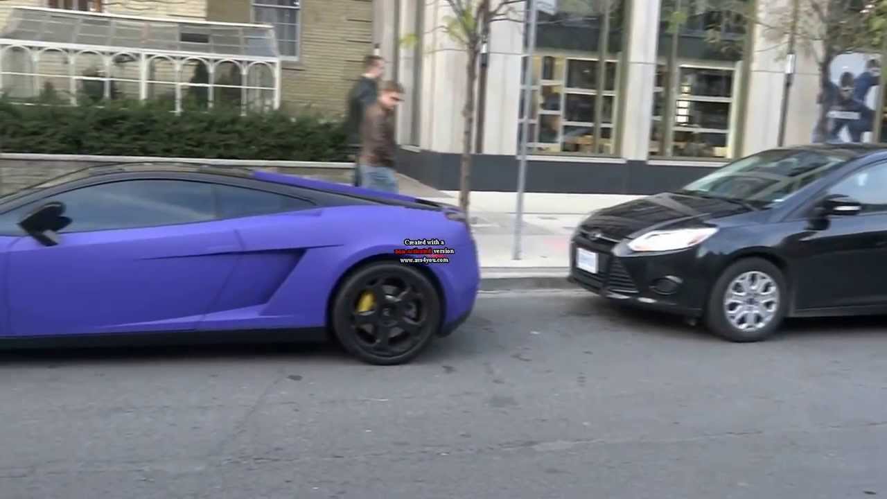 Lamborghini Gallardo Matte Purple - YouTube