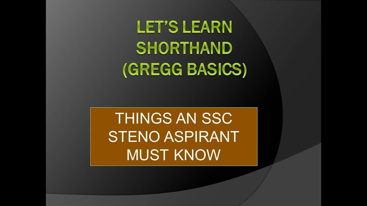 Gregg Stenography: Basics (Everything you need to know before learning ...