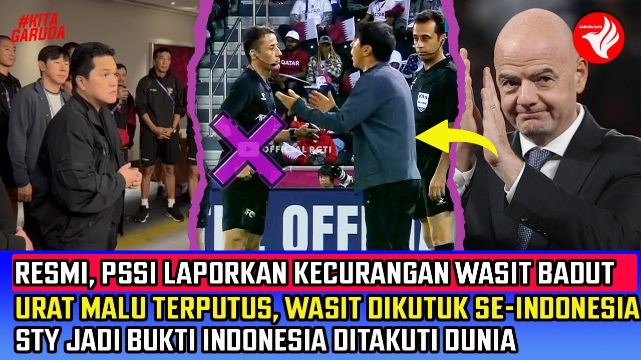 Resmi ERICK MURKA! Timnas Laporkan WASIT Curang~Erick USUT Wasit ...