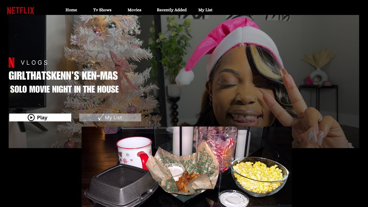 KEN-MAS VLOG: SOLO MOVIE NIGHT AT HOME🎄🩷 - YouTube