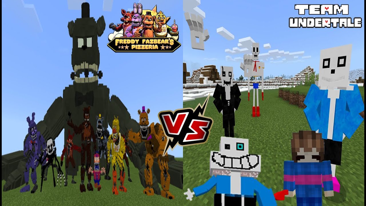 Five Nights at Freddy's 2 [FNAF] VS Undertale (Sans, Saness, Chara ...