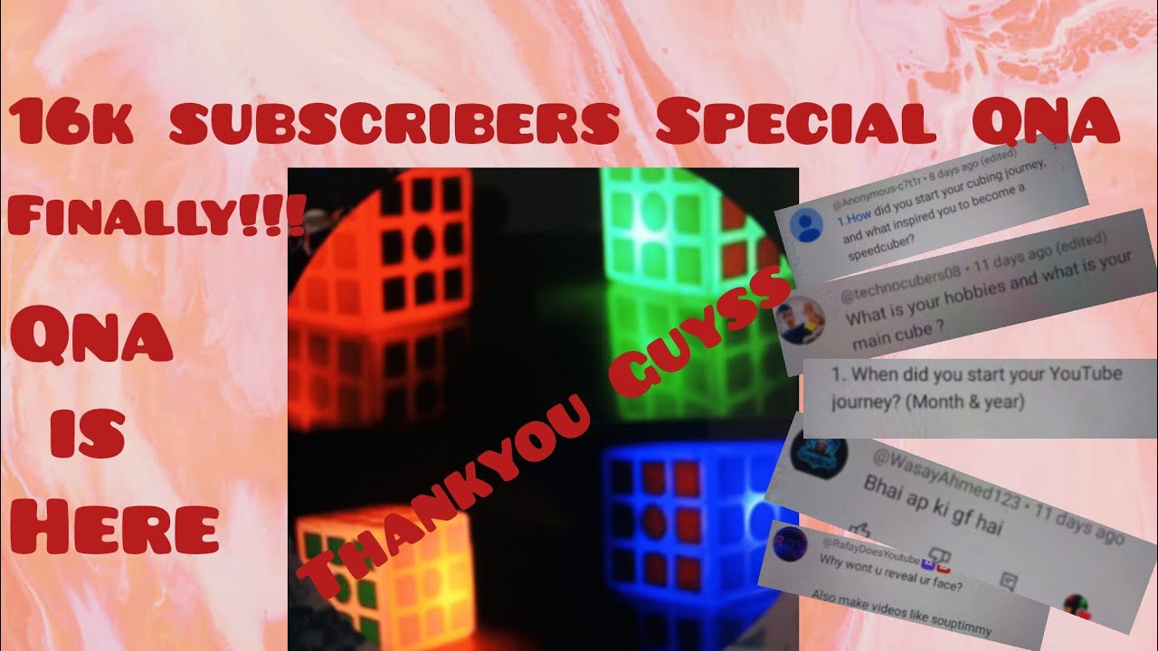 Finally!!! QNA Is Here 16k Subscriber Special QNA Video//Thankyou So ...