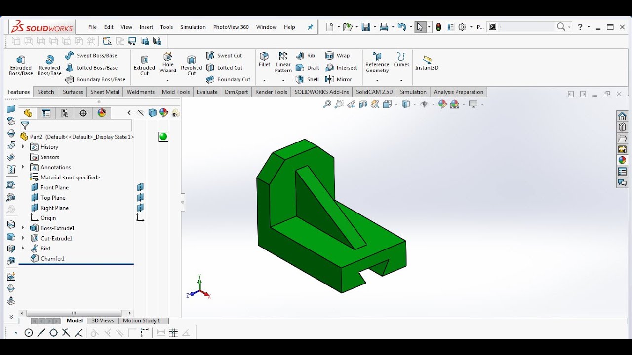 SOLIDWORKS |EXERCISE-2| SOLIDWORKS PRACTICE EXERCISES FOR BEGINNERS ...