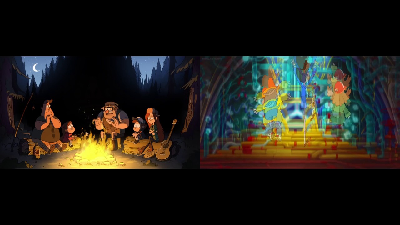 Gravity Falls And Welcome to the Wayne Theme Song Mix - YouTube