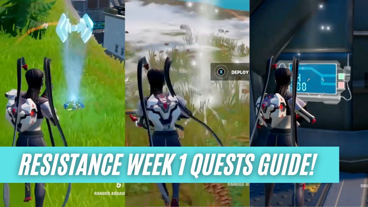 How To Complete WEEK 1 RESISTANCE Quests! - Fortnite - Chapter 3 ...