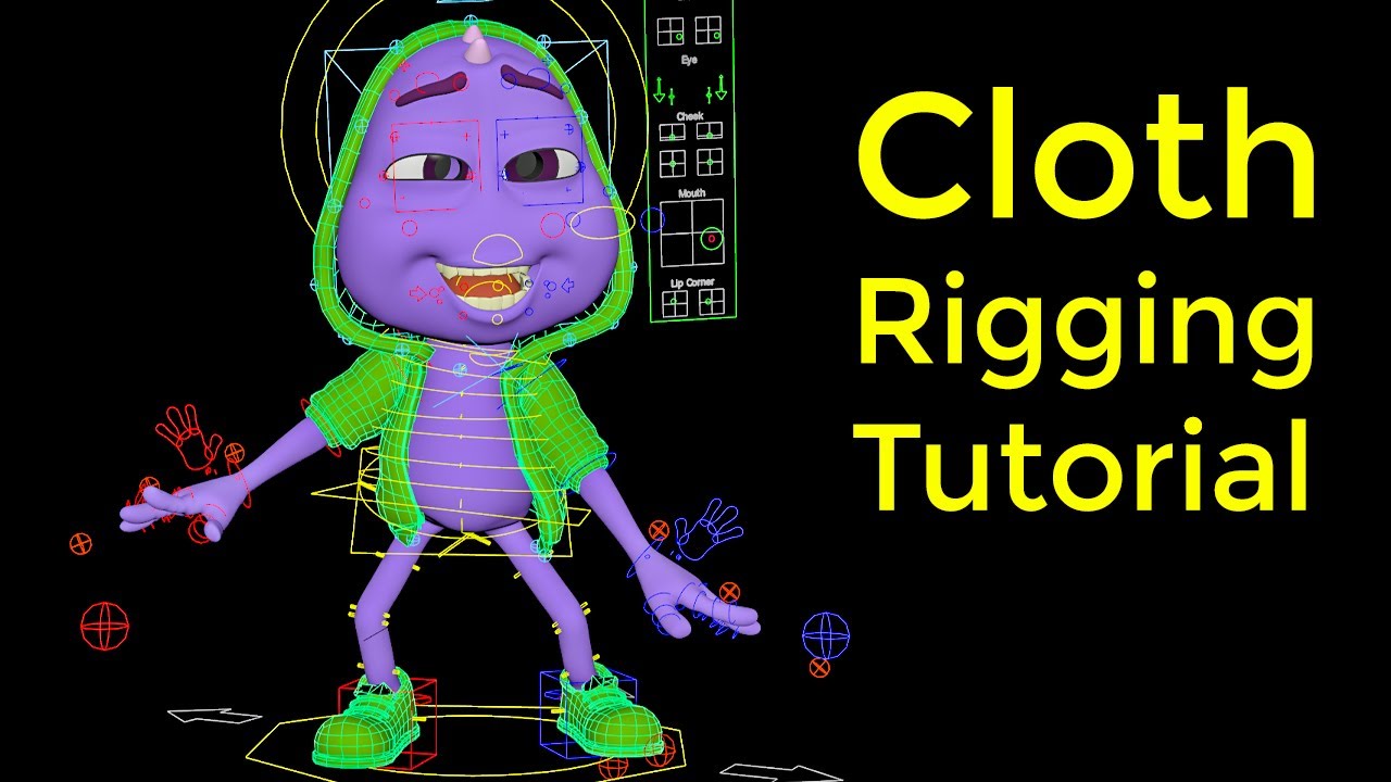 How to rig cloth | Rigging techniques without using simulation ...