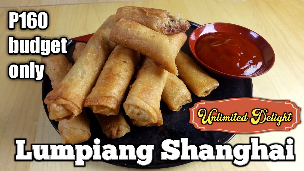How to Cook Lumpiang Shanghai | Recipe | Filipino Style - YouTube