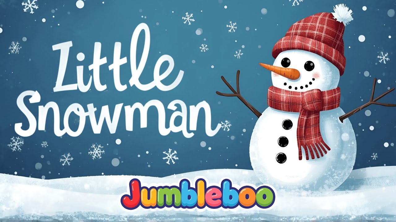Little Snowman ️ | Cute Christmas Song for Kids | Fun Winter Music ...
