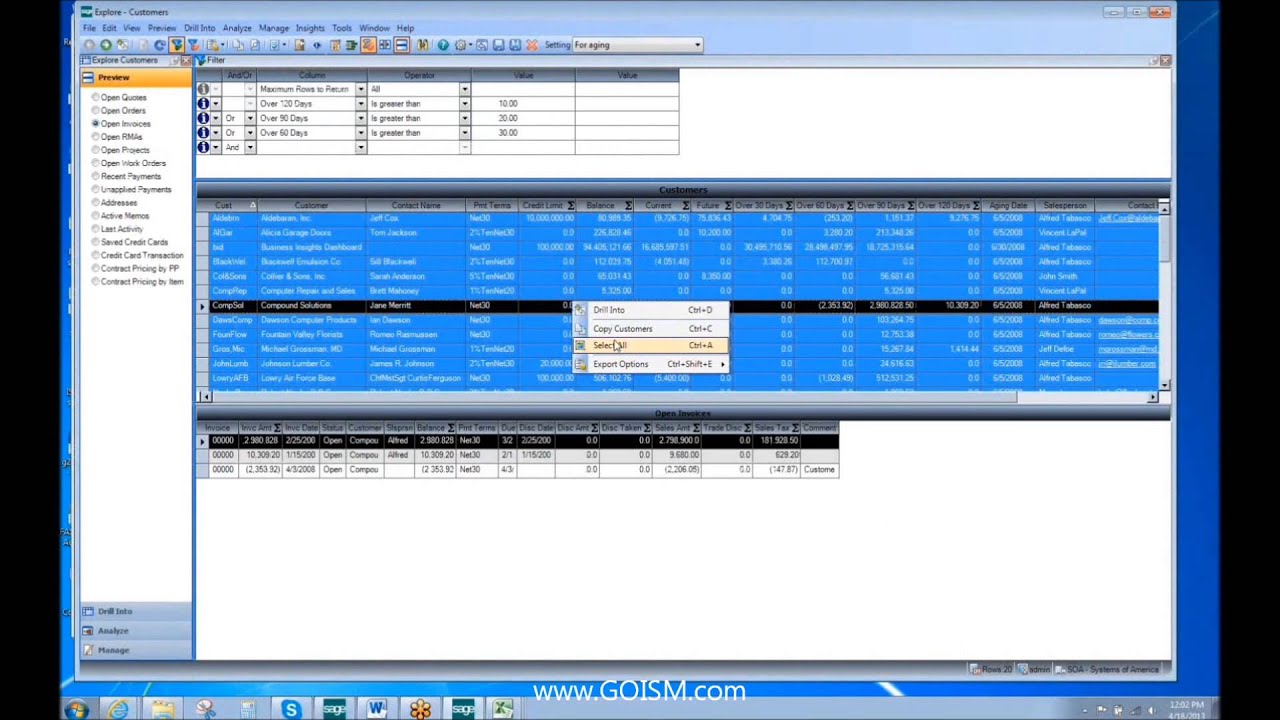 Business Insights Explorer Views for Sage 500 ERP : Lunch-N-Learn - YouTube