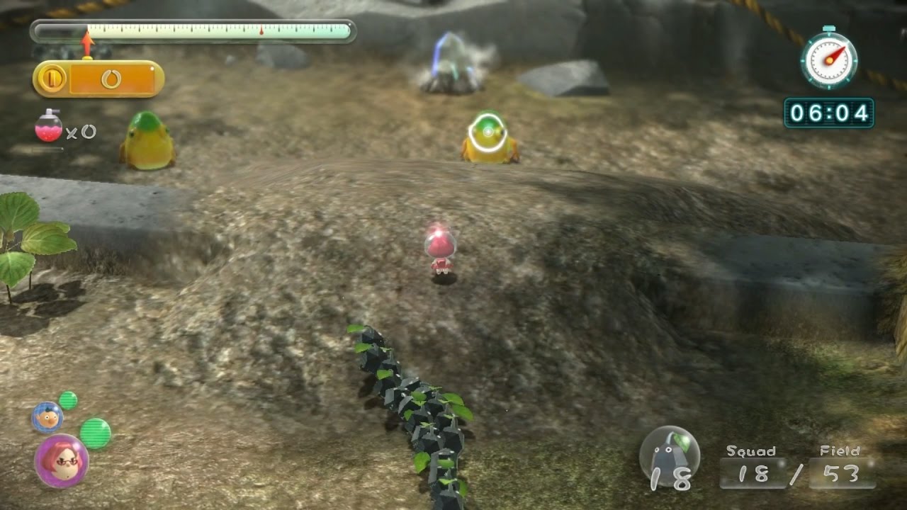 Pikmin 3 Mission Mode - Collect Treasure #12 (DLC): The Rustyard ...