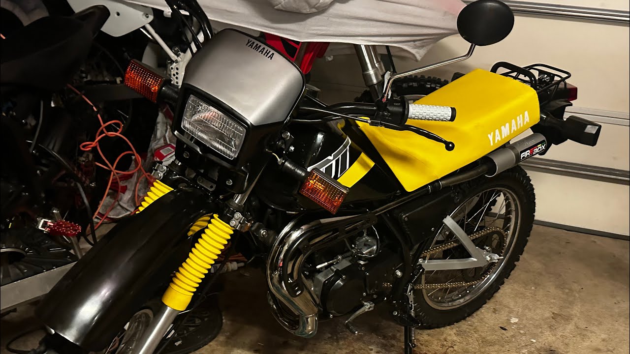 Before and After - vintage motorcycle DT 50 LC DT50 Yamaha 1988 ...