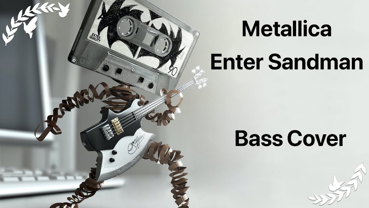 Metallica - Enter Sandman (Bass Cover + TAB (in description)) - YouTube