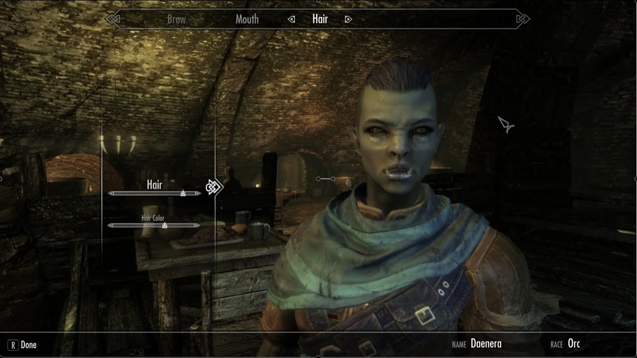 Skyrim Female Orc Character Creation No Mods Pc Youtube