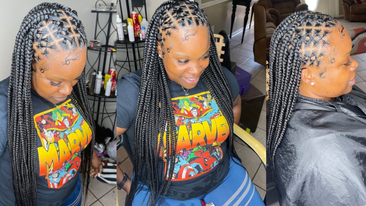 HOW TO Criss Cross Knotless Braids JanetCollection YouTube HOW TO Criss Cross Knotless Braids JanetCollection YouTube