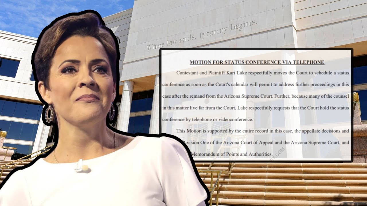 Kari Lake's Gets NEW TRIAL on Signature Verification MISCONDUCT - YouTube