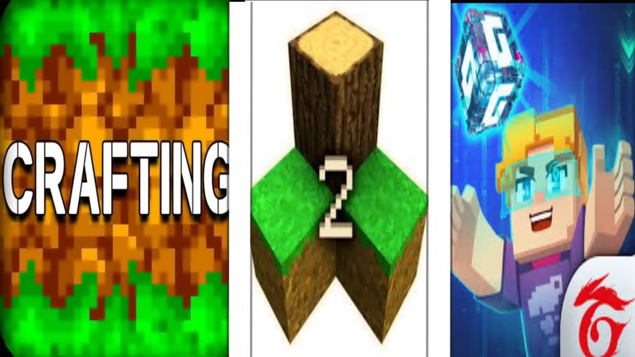 JOGANDO AS TRÊS MELHORES CÓPIAS DE MINECRAFT - YouTube