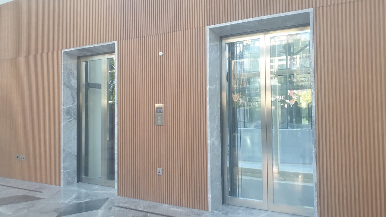 2 OTIS elevators. Nakheel Mall, Dubai, UAE. - YouTube