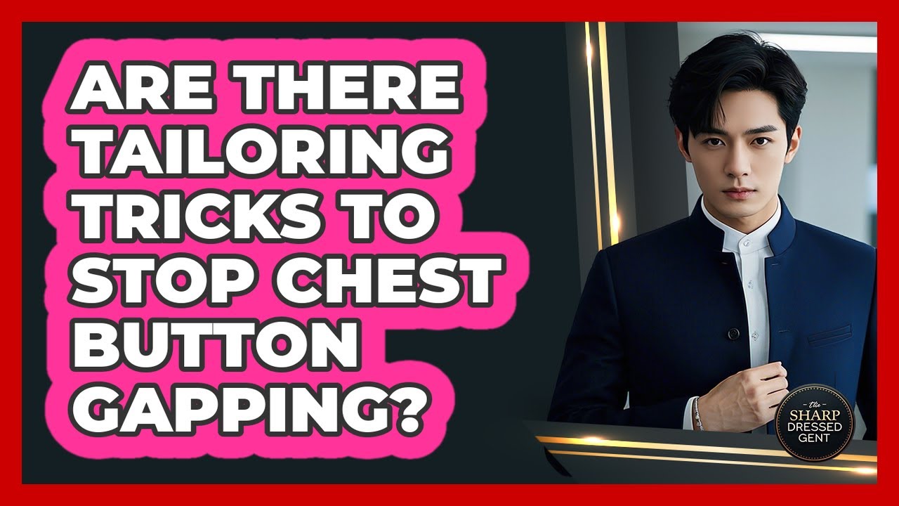 Are There Tailoring Tricks To Stop Chest Button Gapping? - The Sharp ...