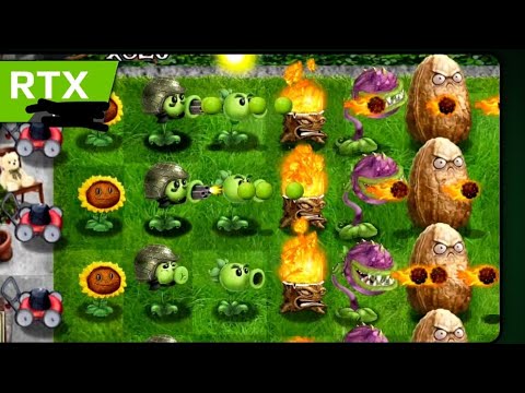 Gameplay rápido porque gane muy rápido en pvz rtx - YouTube