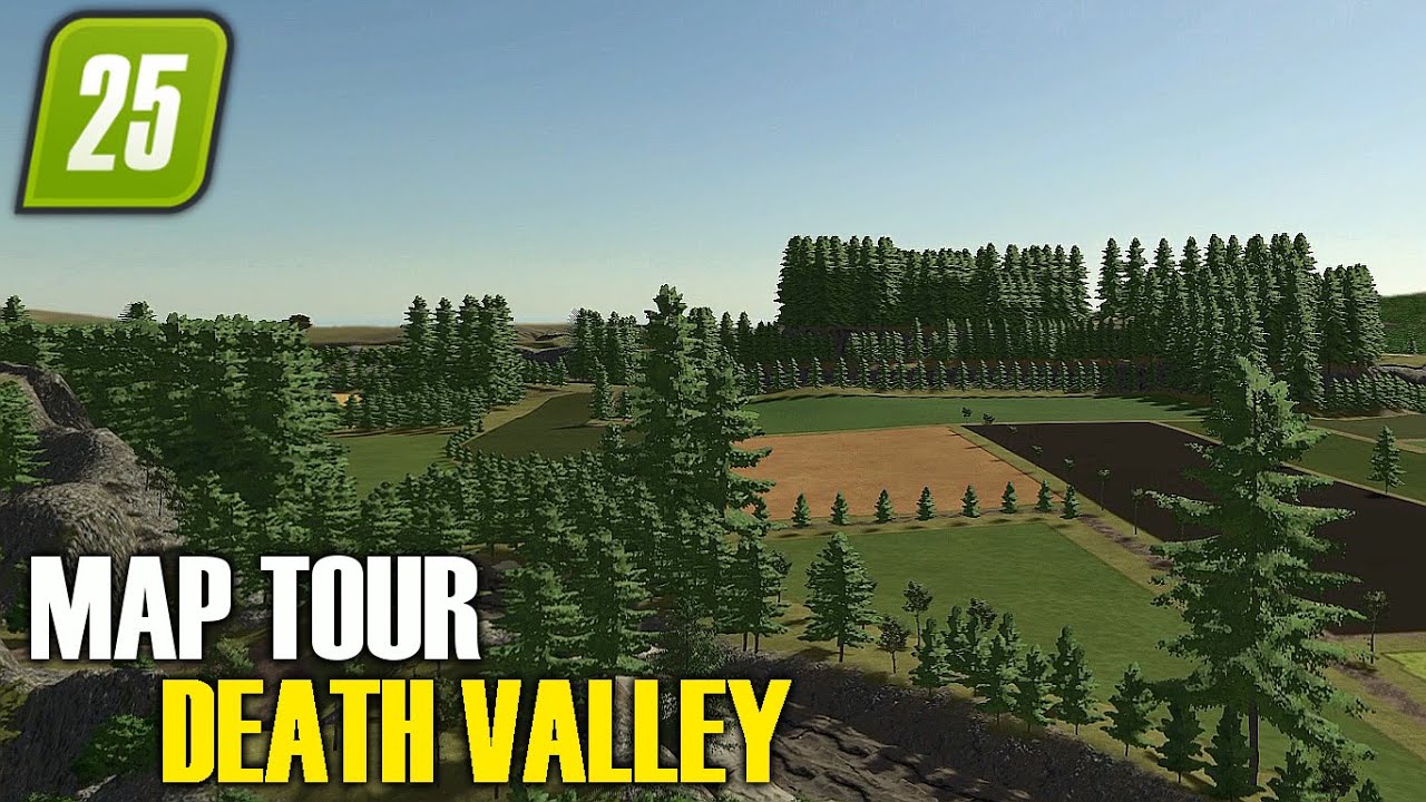Death Valley MAP TOUR FS25 4x Map for Farming Simulator 25 - YouTube