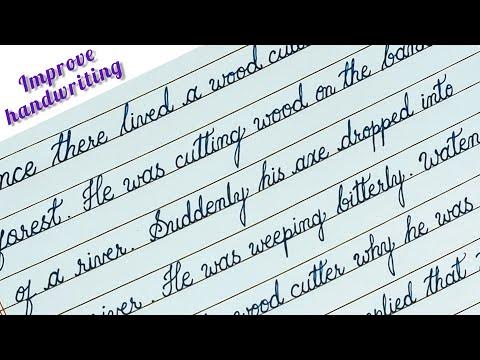 How to write beautiful cursive handwriting for students! Ace ...
