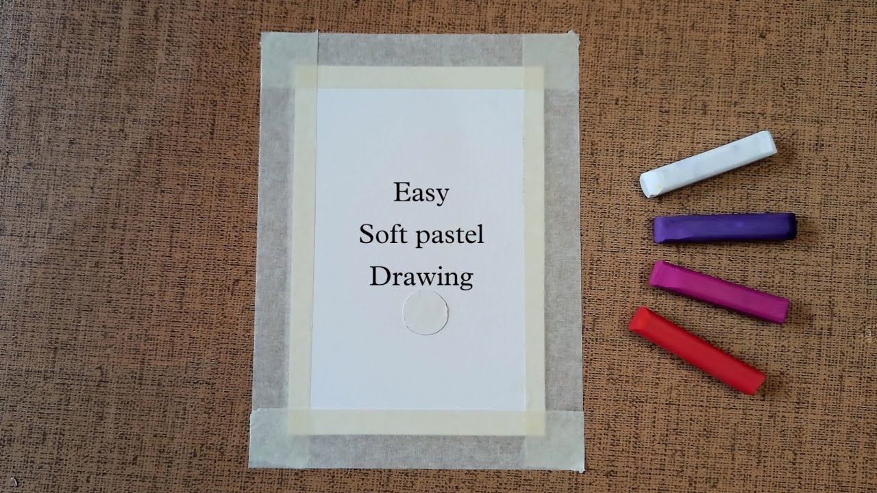 Easy painting with soft pastel/soft pastel painting ideas for beginners ...
