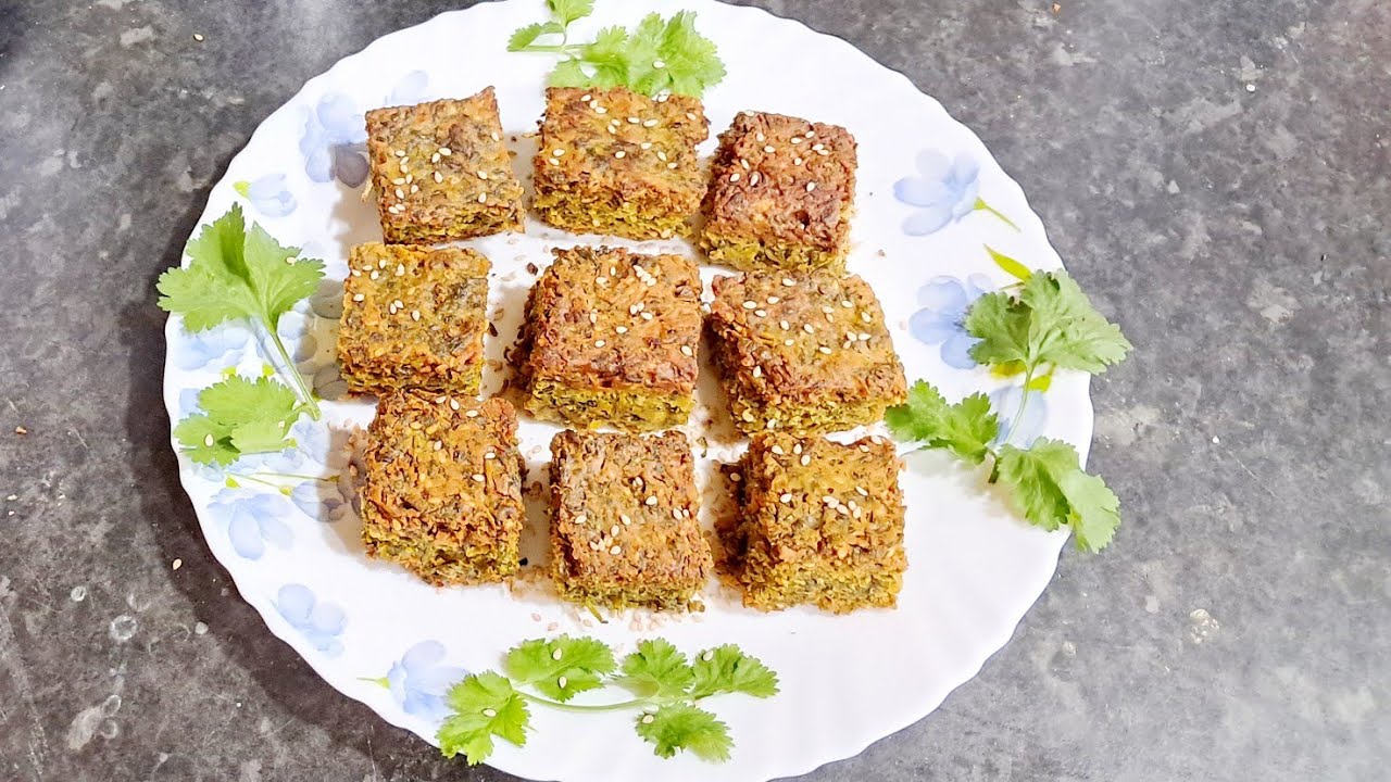 Healthy Kothambari Vade (Coriander leaves steamed cake) - YouTube
