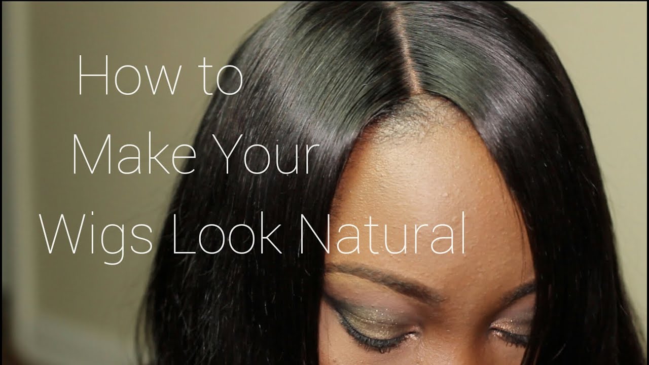 How to Make Your Wigs Look Natural- Blending Closure w/ Hairline - YouTube