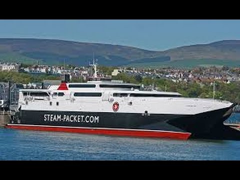 MANANNAN Ferry to Isle of Man, Driving on with our Bongo, - YouTube