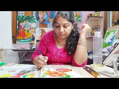 How to Paint... Easy Acrylic Painting Tutorials Class 4 - YouTube