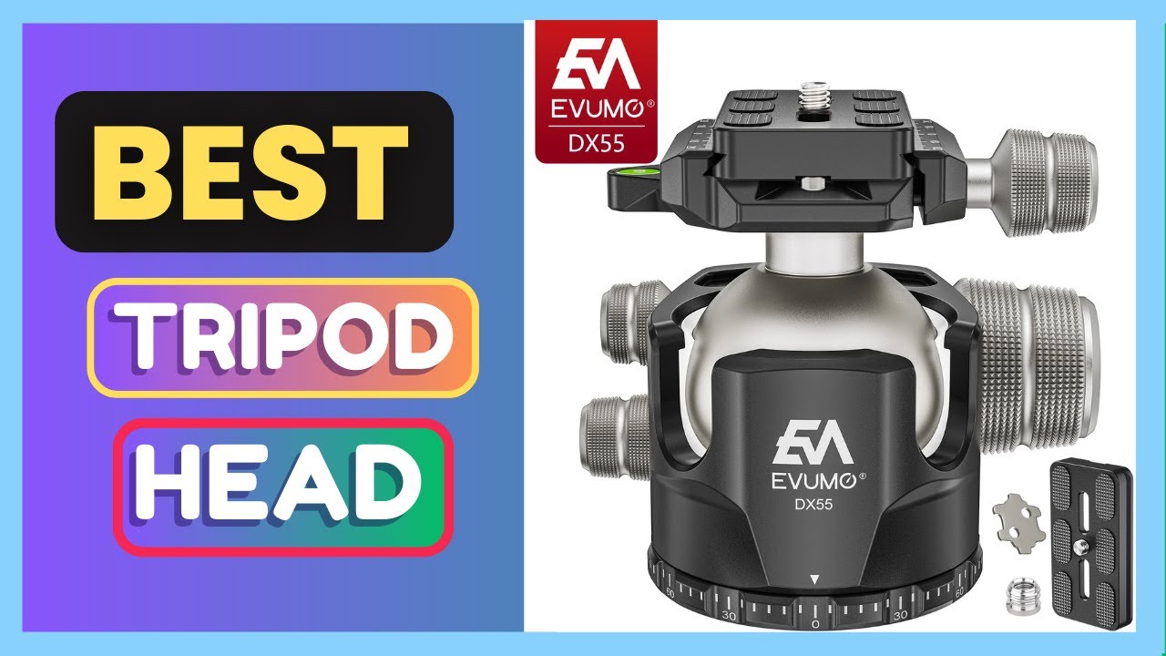 Best EVUMO DX55 Professional 55mm Big Ball Head Low Profile - YouTube