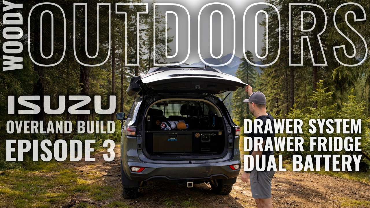 Isuzu MU-X Overland Build Ep.3 | Drawer System, Drawer Fridge & Dual ...
