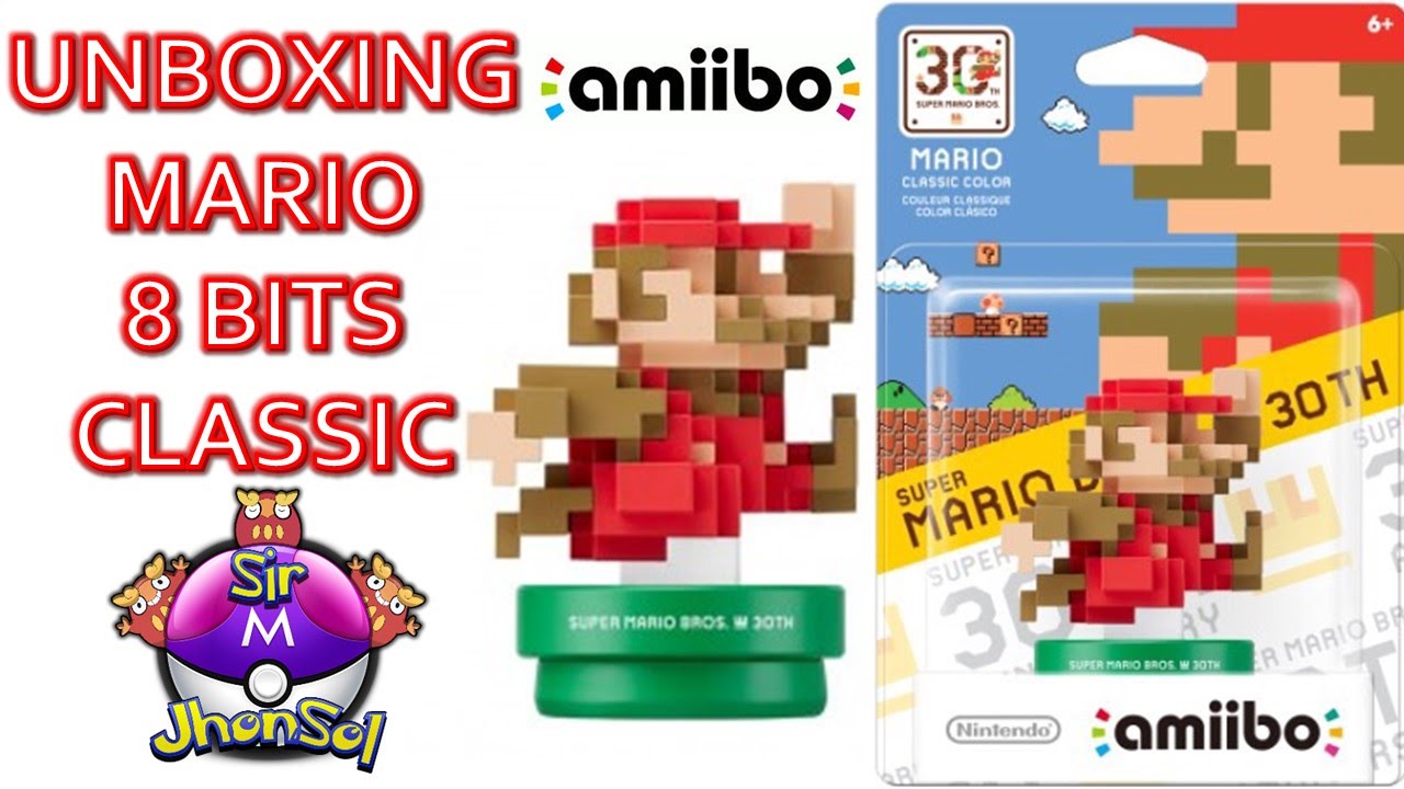 Unboxing Amiibo Mario 8 bits Classic en Español - YouTube