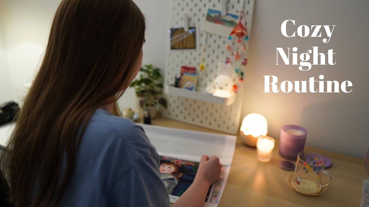 Night time routine | Cozy and calm evening at home 🌙 - YouTube