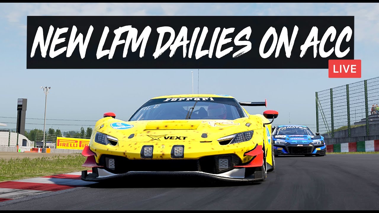 🔴LIVE - New LFM Daily Races on ACC - YouTube