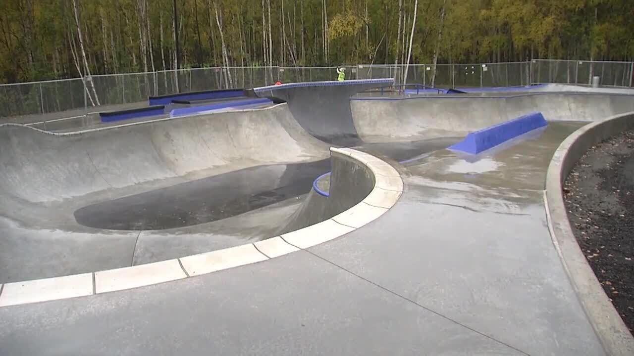 Revamped Taku Lake Skate Park to open this weekend - YouTube