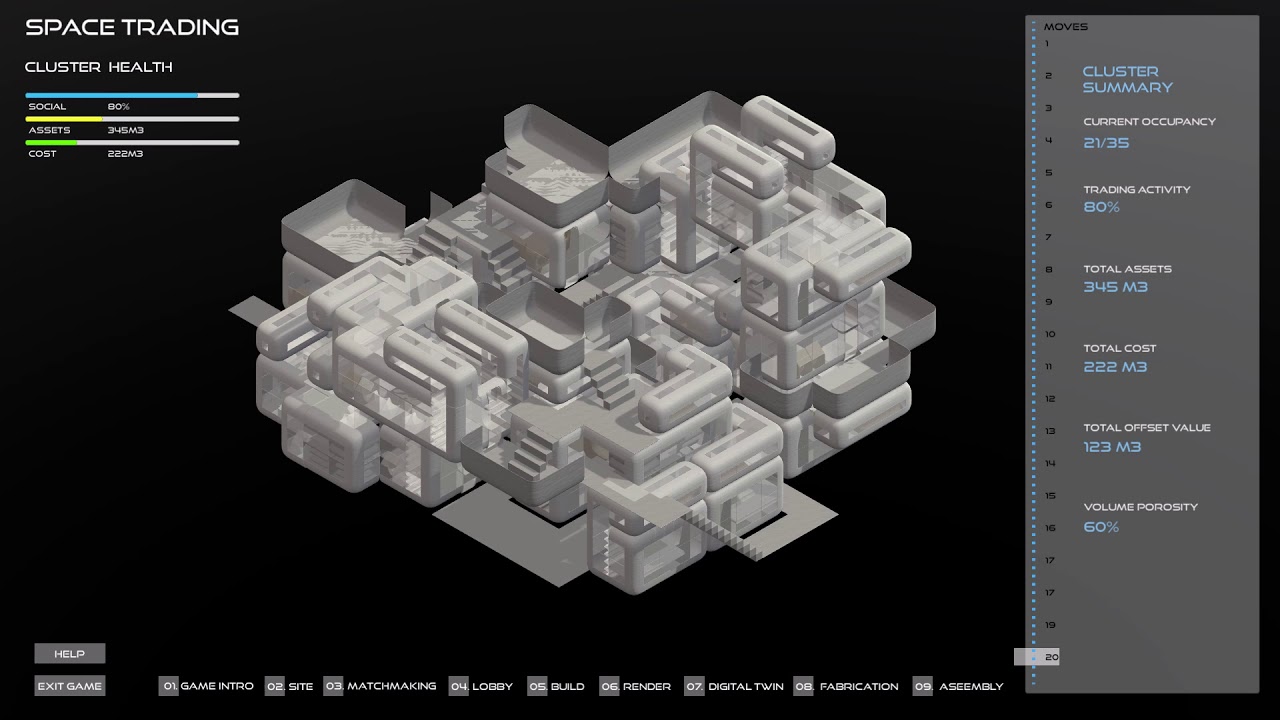 GAME SIMULATION (20 MOVES) - YouTube